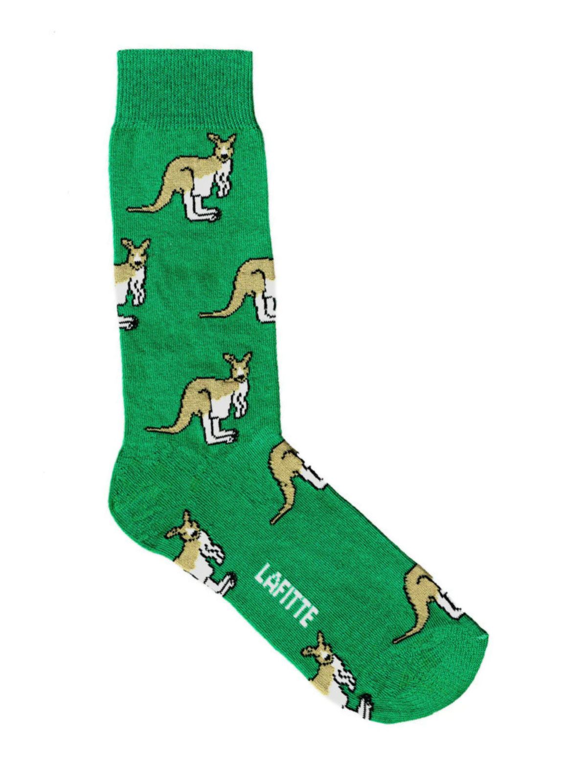 Green Kangaroo Unisex Socks